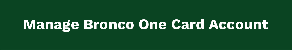 Bronco One Card – CAL POLY POMONA
